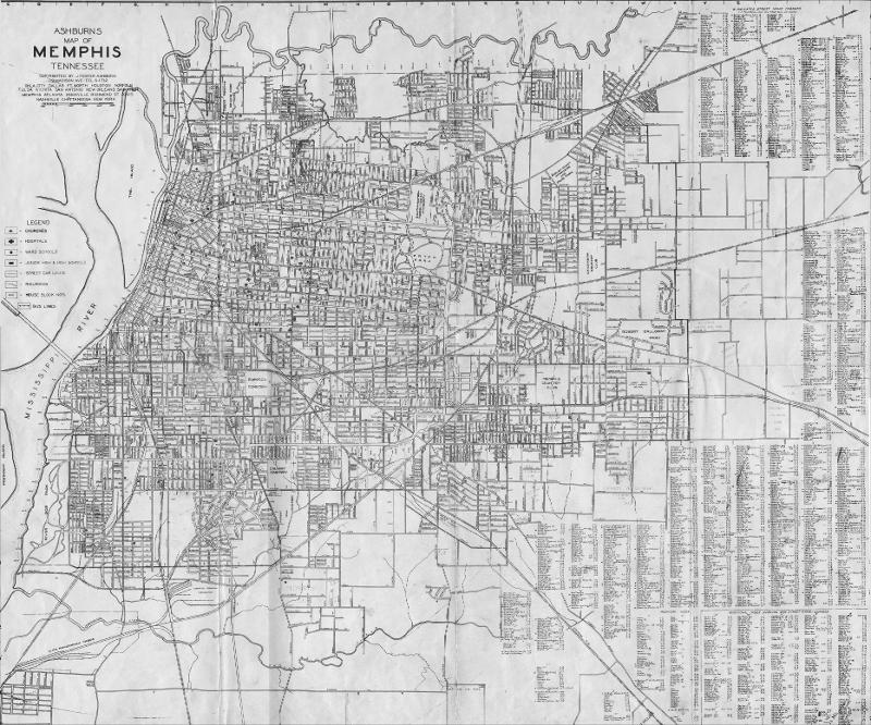 Map and Poster Collection - Memphis Public Libraries
